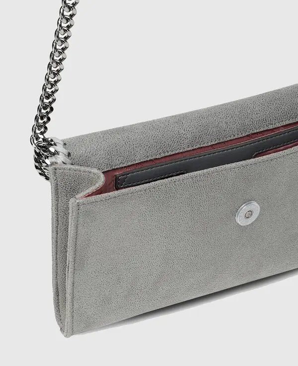 Stella McCartney Falabella Wallet Crossbody Bag - Grey