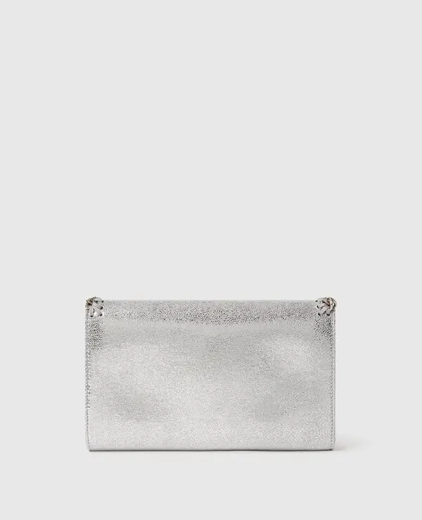 Stella McCartney Falabella Wallet Crossbody Bag - Silver