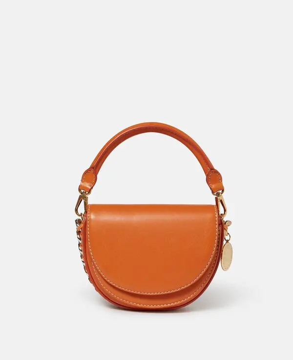 Stella McCartney Frayme Ryder Medium Flap Shoulder Bag - Flamingo