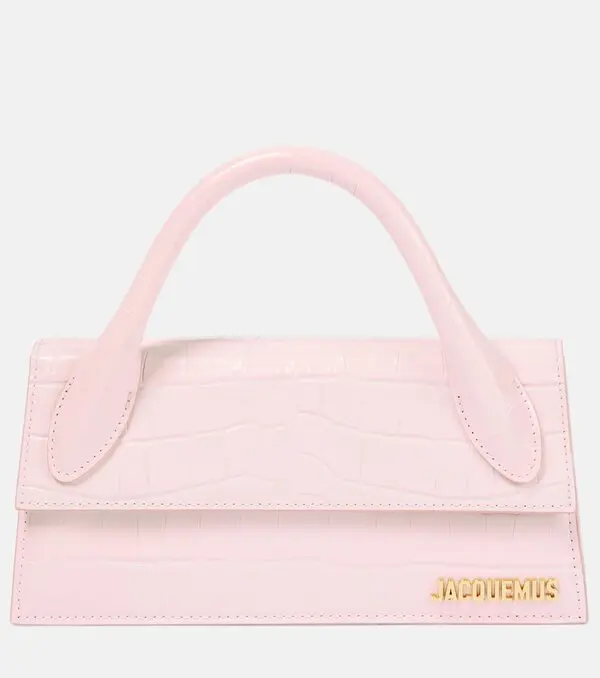 Jacquemus Le Chiquito Long Croc-effect Shoulder Bag