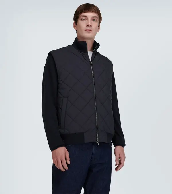 Loro Piana Ampay Quilted Vest - Blue