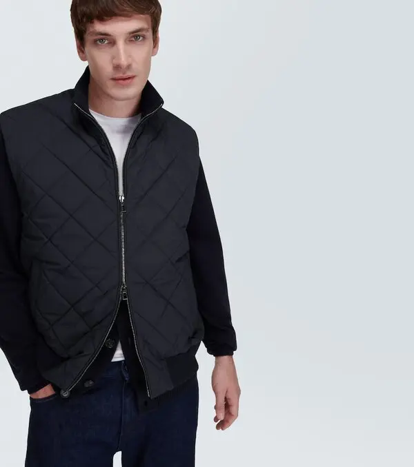 Loro Piana Ampay Quilted Vest - Blue