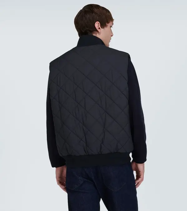 Loro Piana Ampay Quilted Vest - Blue