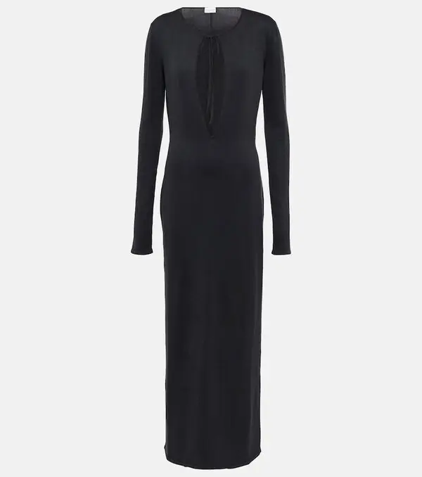Magda Butrym Cutout Maxi Dress - Grey