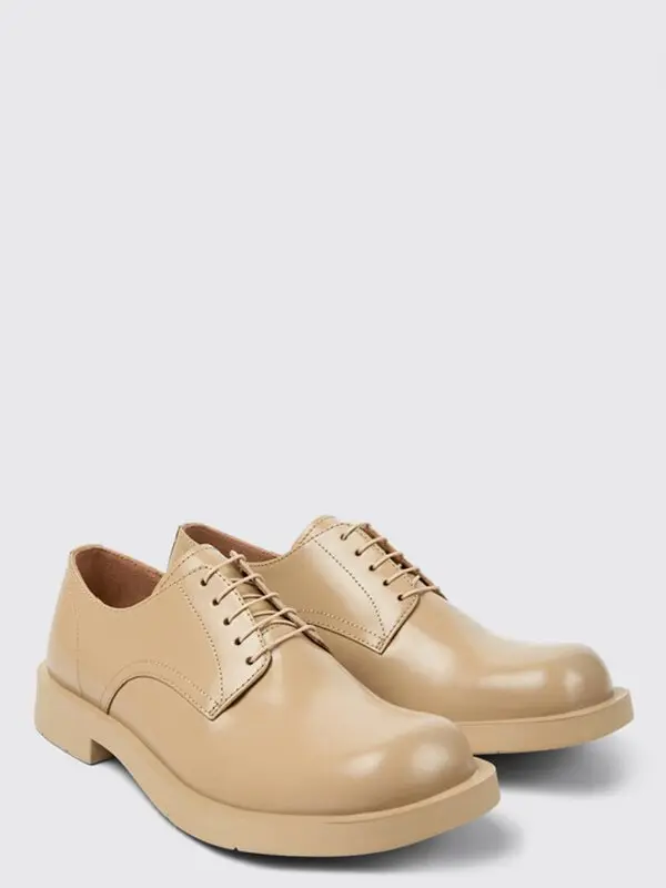 Camper Brogue Shoes - Beige