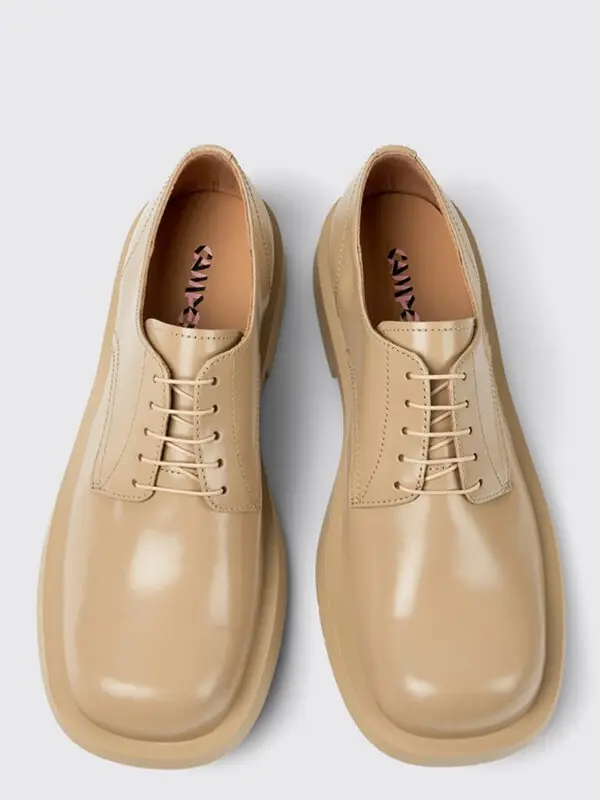Camper Brogue Shoes - Beige