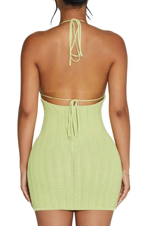 Naked Wardrobe Knit Dress - Lime | Editorialist