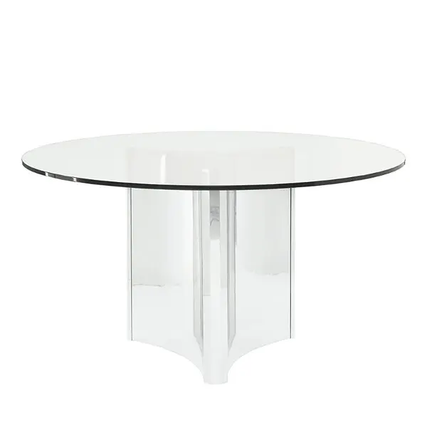 BERNHARDT Abbot Dining Table - Silver