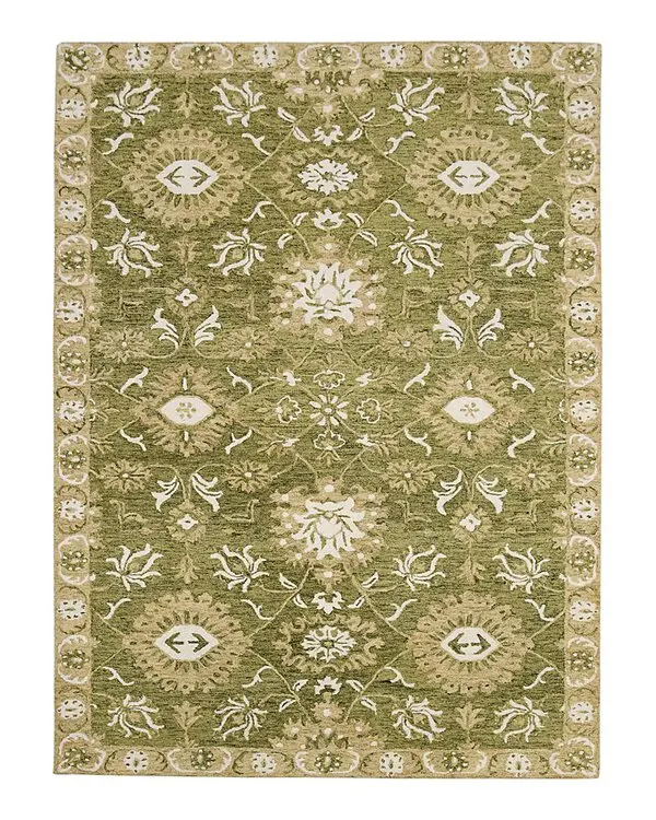 AMER RUGS Romania Newburg Area Rug, 5' X 8 - Olive
