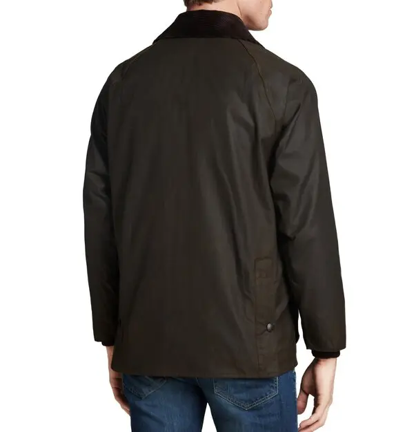 Barbour Classic Bedale Waxed Cotton Jacket - Olive