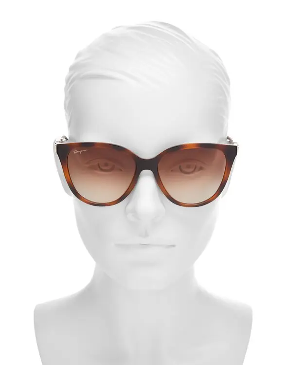 FERRAGAMO 57mm Cat Eye Sunglasses