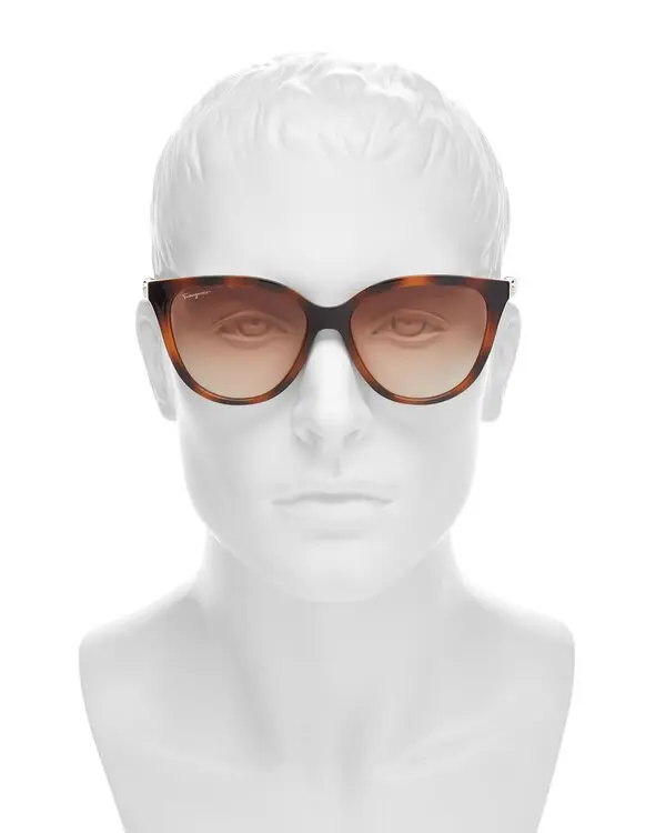 FERRAGAMO 57mm Cat Eye Sunglasses