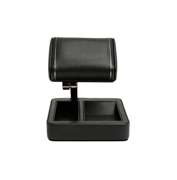 Wolf Single Travel Watch Stand - Black