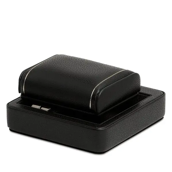 Wolf Single Travel Watch Stand - Black