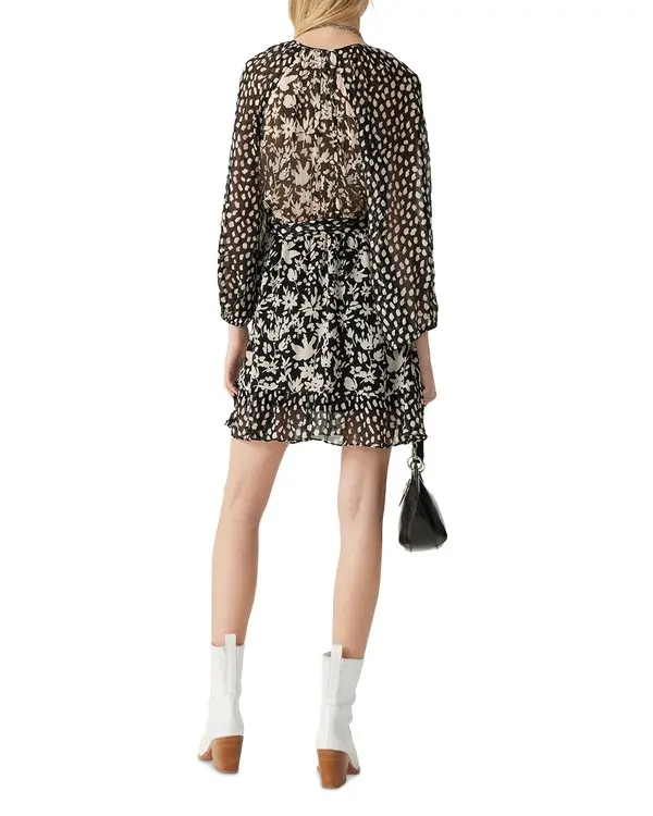 Ba&sh Fiona Belted Mini Dress