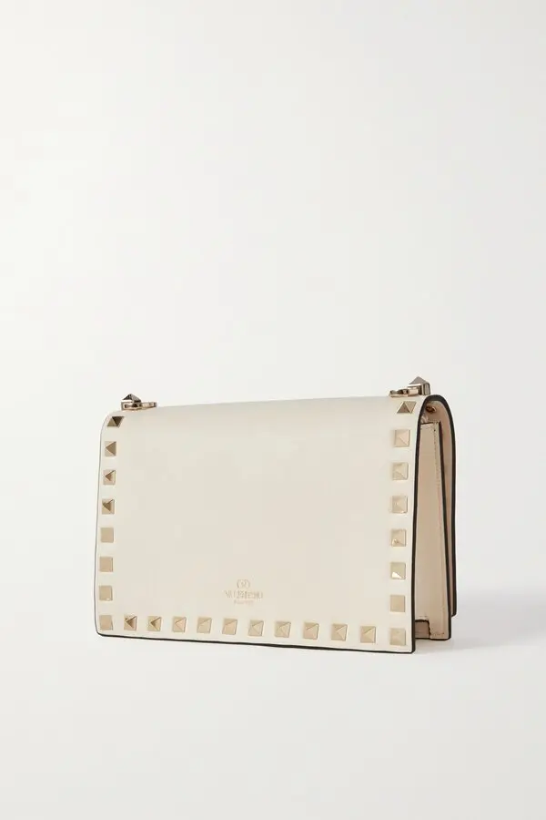 Valentino Garavani Rockstud Leather Clutch