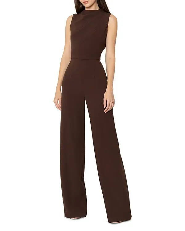 Black Halo Corrine Jumpsuit - Espresso