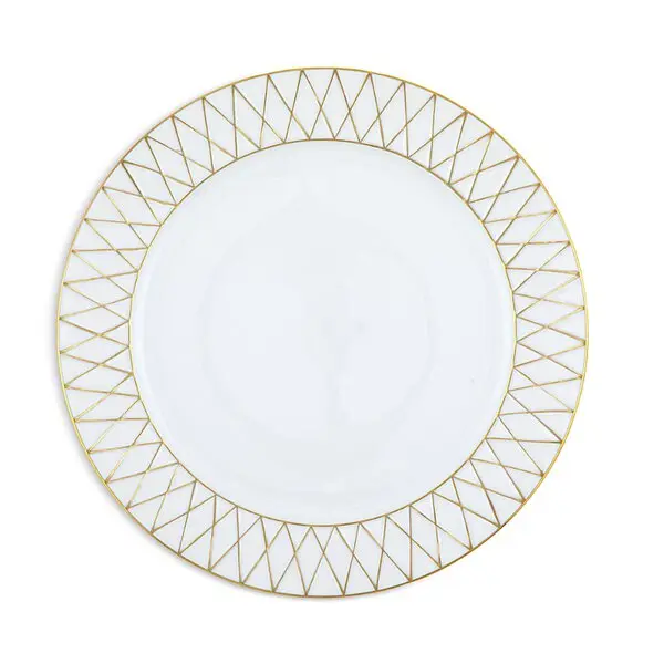 HEREND Babos Charger Plate - Gold