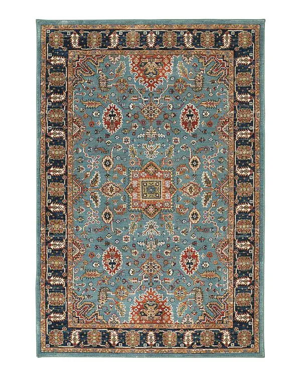 KARASTAN Spice Market Dier Area Rug, 5'3 X 7'10 - Aquamarine