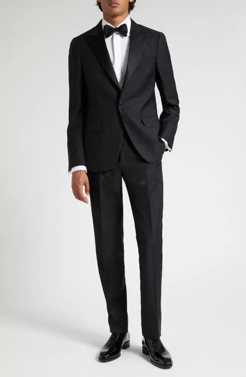 Boglioli Stretch Wool Tuxedo - Black