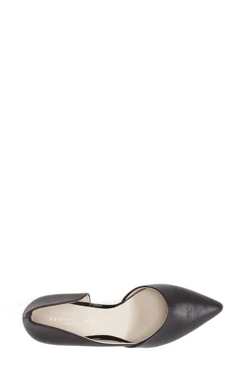 KENNETH COLE Ellis Half D'orsay Wedge Pump - Black