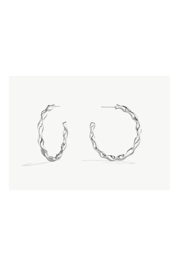 SOKO Twist Hoop Earrings - Gold