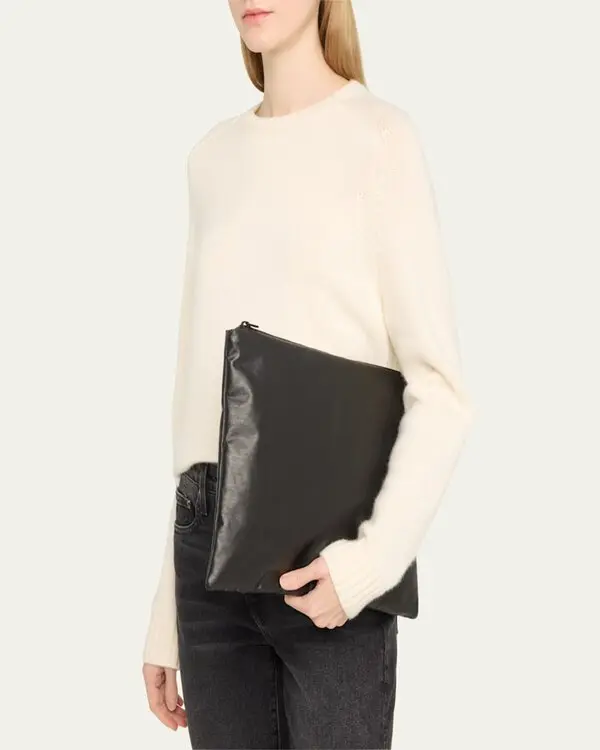 KASSL EDITIONS Zip Faux-leather Clutch Bag
