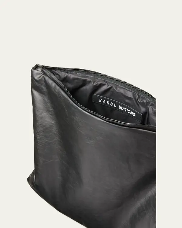 KASSL EDITIONS Zip Faux-leather Clutch Bag