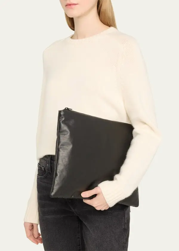 KASSL EDITIONS Zip Faux-leather Clutch Bag