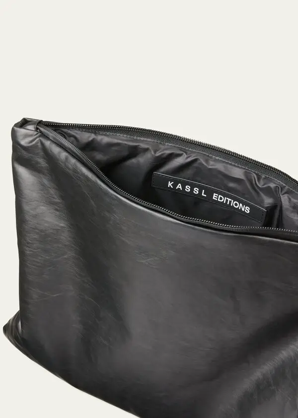 KASSL EDITIONS Zip Faux-leather Clutch Bag