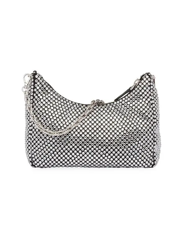 Prada Re-edition 2005 Crystal Embellished Bag