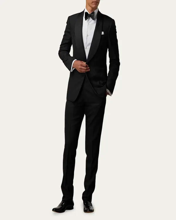 Ralph Lauren Purple Label Gregory Hand-tailored Wool Shawl Tuxedo