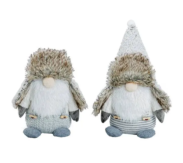 SANTA'S WORKSHOP 16 Gnome Brothers, Set Of 2 - One-color