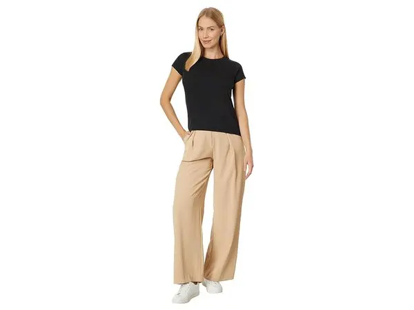 Madewell Supima Ribbed Cotton Blend T-shirt - Black