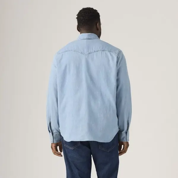 LEVI'S Classic Western Shirt Chambray - Franklin Stonewash