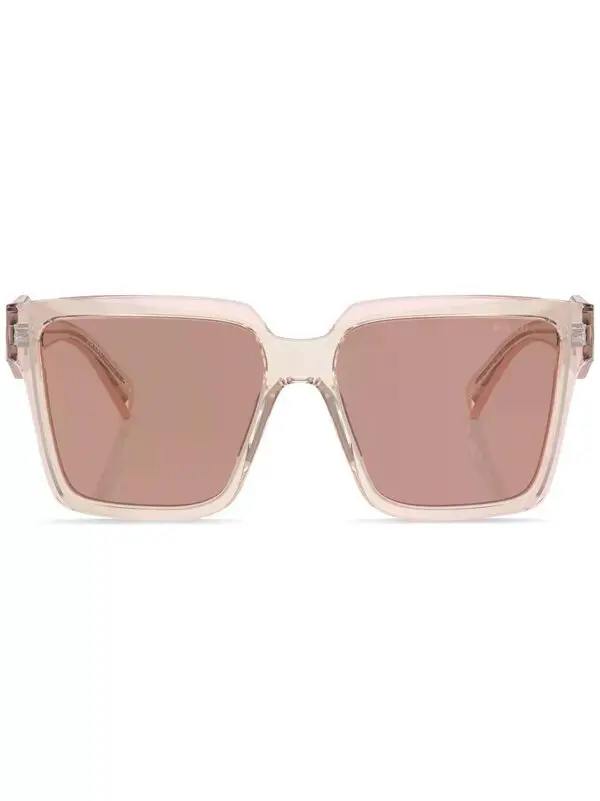 Prada Square-frame Tinted Sunglasses - Pink