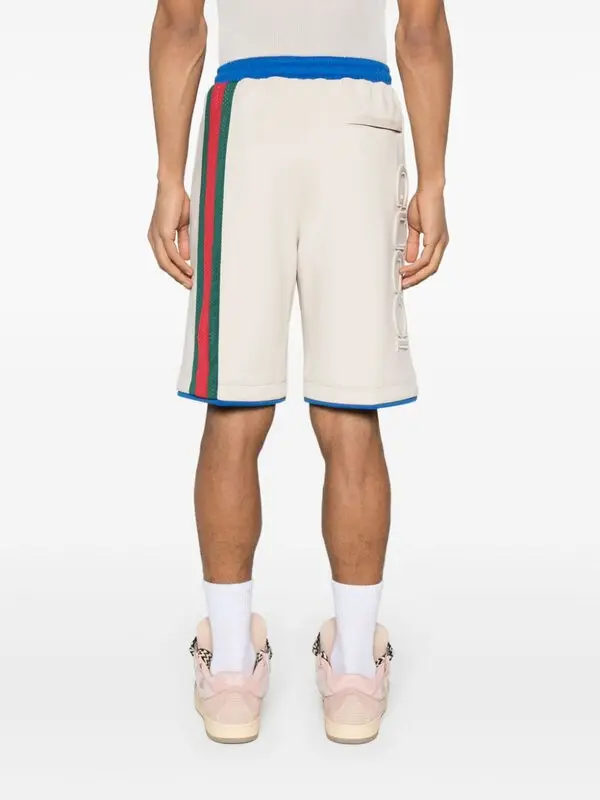 Gucci Logo-appliqué Scuba Track Shorts