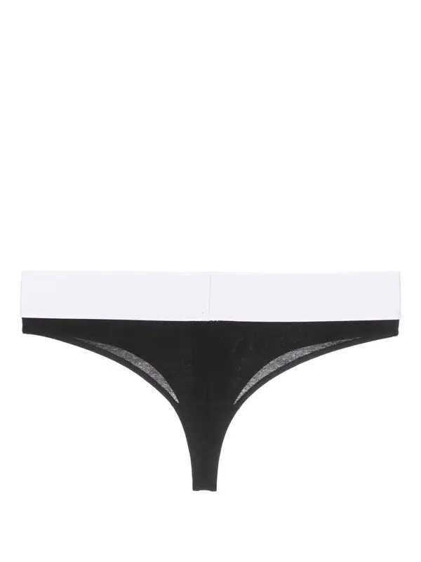 Palm Angels Logo Band Thong - Black