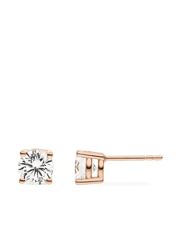 VEYNOU 14kt Rose Gold Diamond Stud Earrings