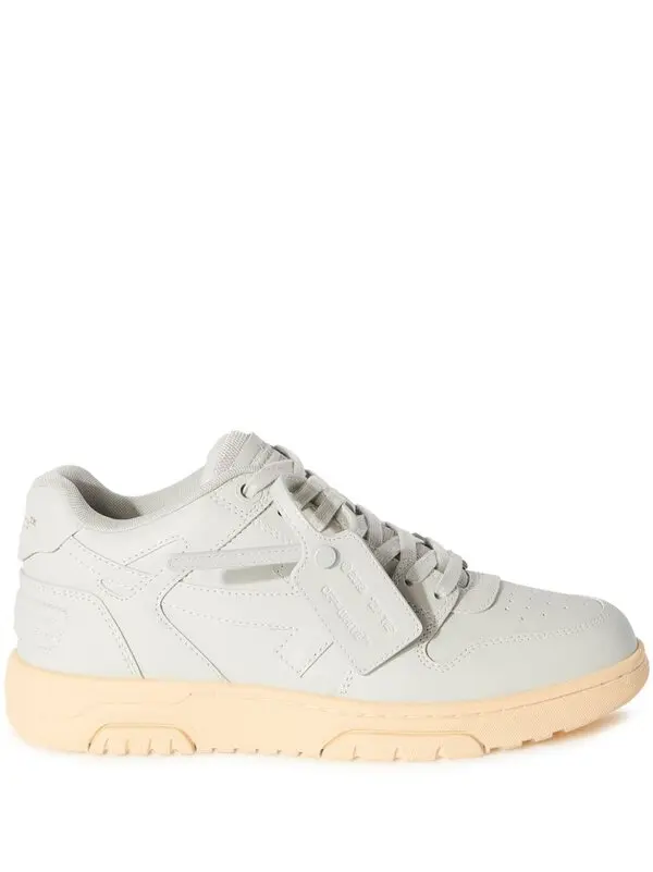Off-White Out Of Office Leather Sneakers - Grey