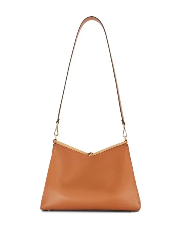 Etro Vela Leather Shoulder Bag - Brown