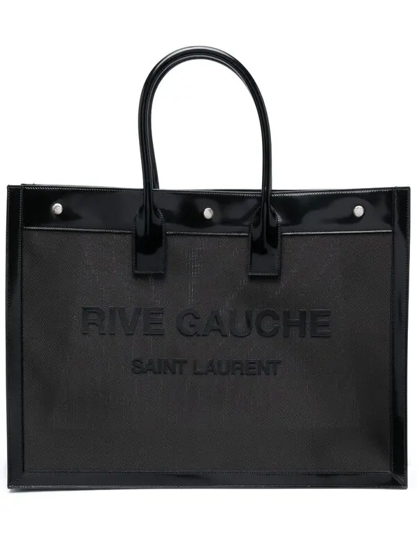 Saint Laurent Rive Gauche Tote Bag - Black