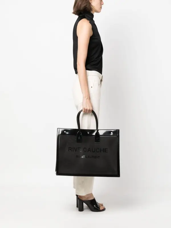 Saint Laurent Rive Gauche Tote Bag - Black