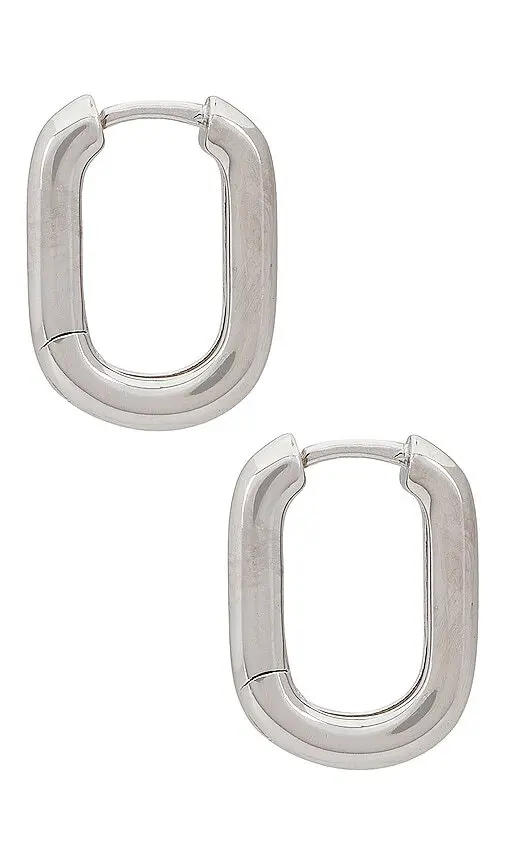 Shashi Cosmo Huggie - Silver