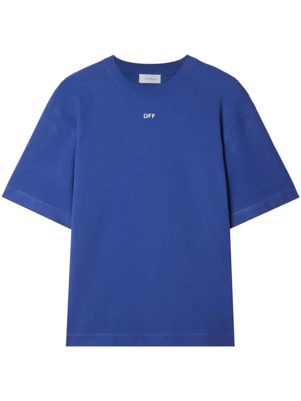 Off-White Off-stamp Short-sleeve T-shirt - Blue