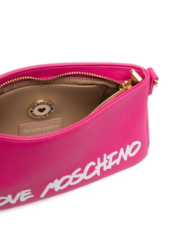Moschino Logo Print Shoulder Bag