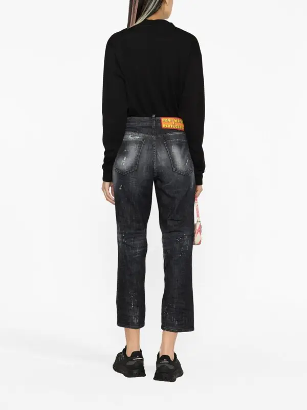 Dsquared2 Distressed Tapered Jeans