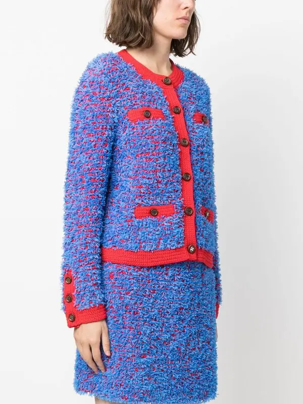Tory Burch Ruffled Button-up Cardigan