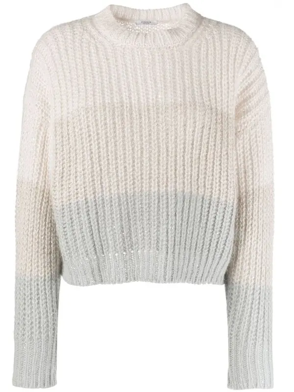 Peserico Colourblock Alpaca-blend Jumper