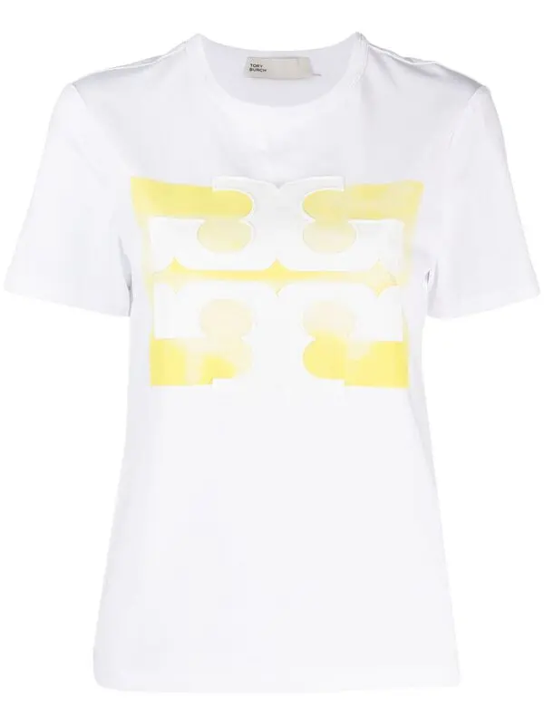Tory Burch Logo-patch Cotton T-shirt